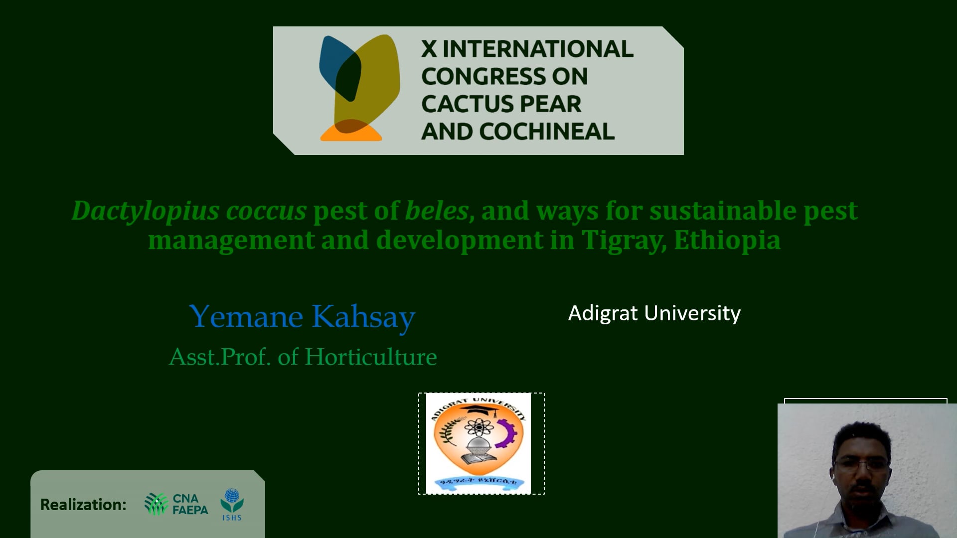 Dactylopius coccus Costa pest of beles, and ways for sustainable pest ...